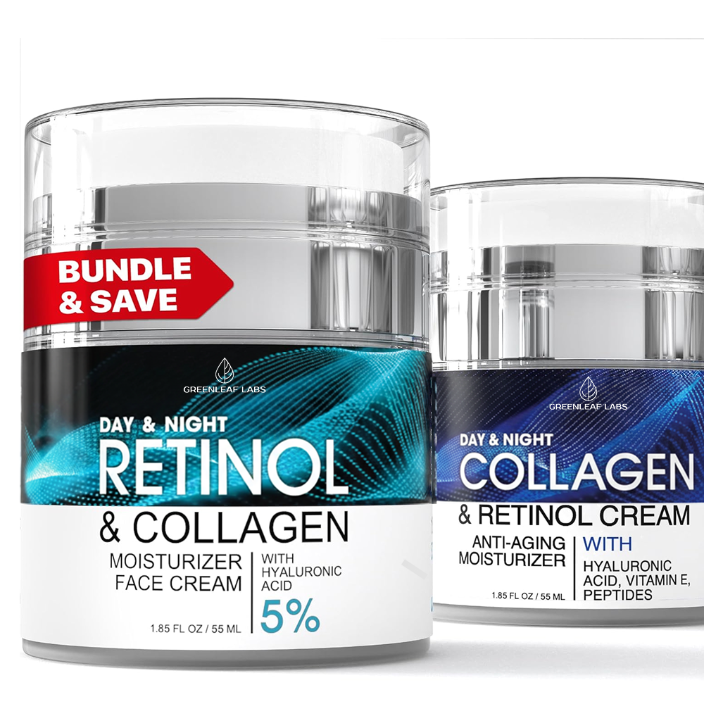 Retinol & Collagen Cream Duo – GreenLeafLabs